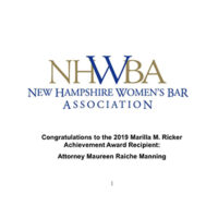 Congratulations to the 2019 Marilla M. Ricker Achievement Award ...